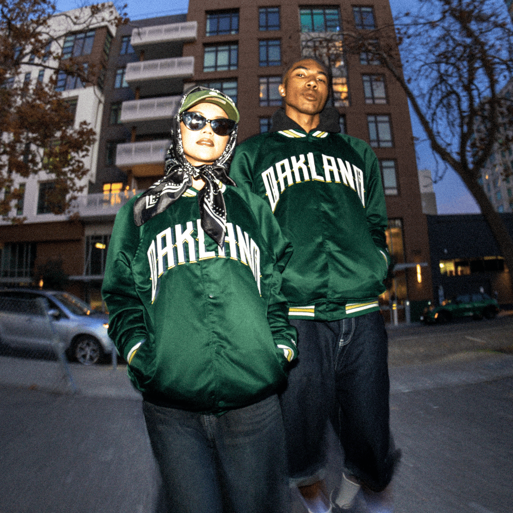 Oakland Ballers Satin Jacket 8090570883187
