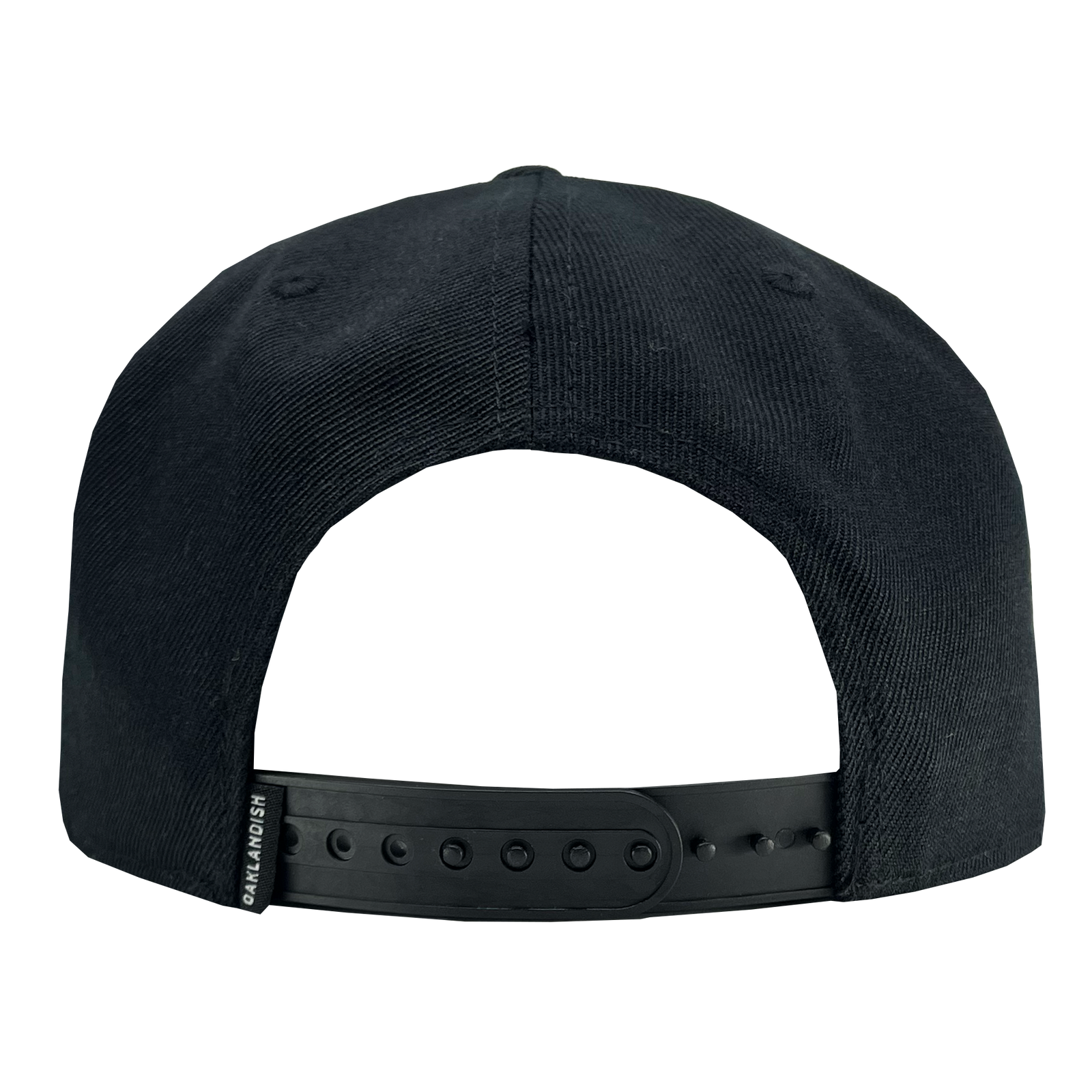 Hat - Oakland Ballers Snapback, White Embroidered Logo, Black