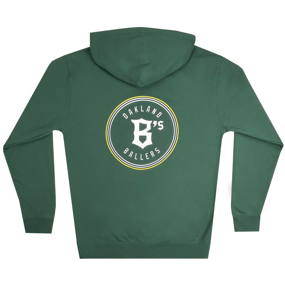 Oakland Ballers Logo Heavyweight Hoodie 7668756316275