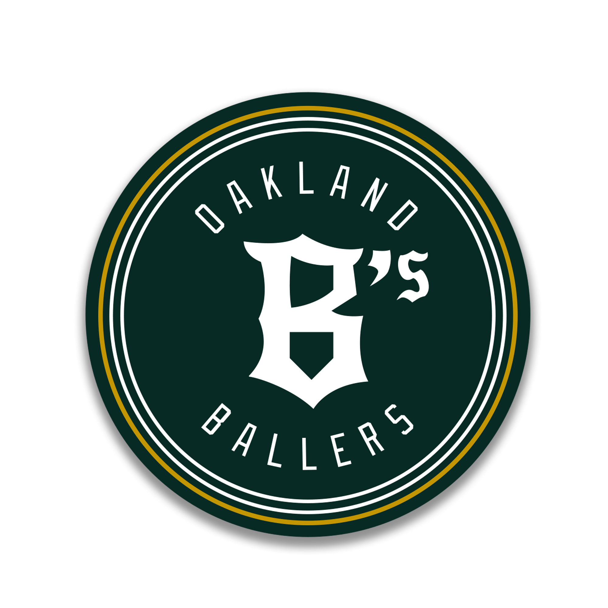 Oakland Ballers Sticker 7565464535155