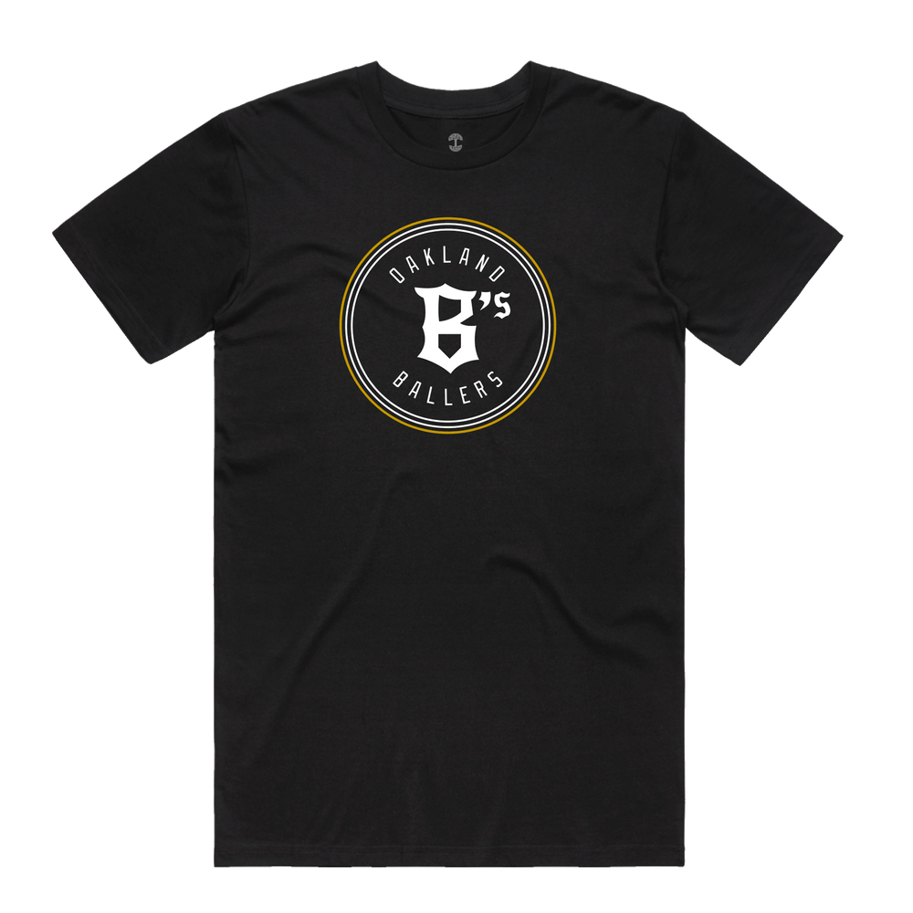 T-Shirt - Oakland Ballers Classic Logo, Black