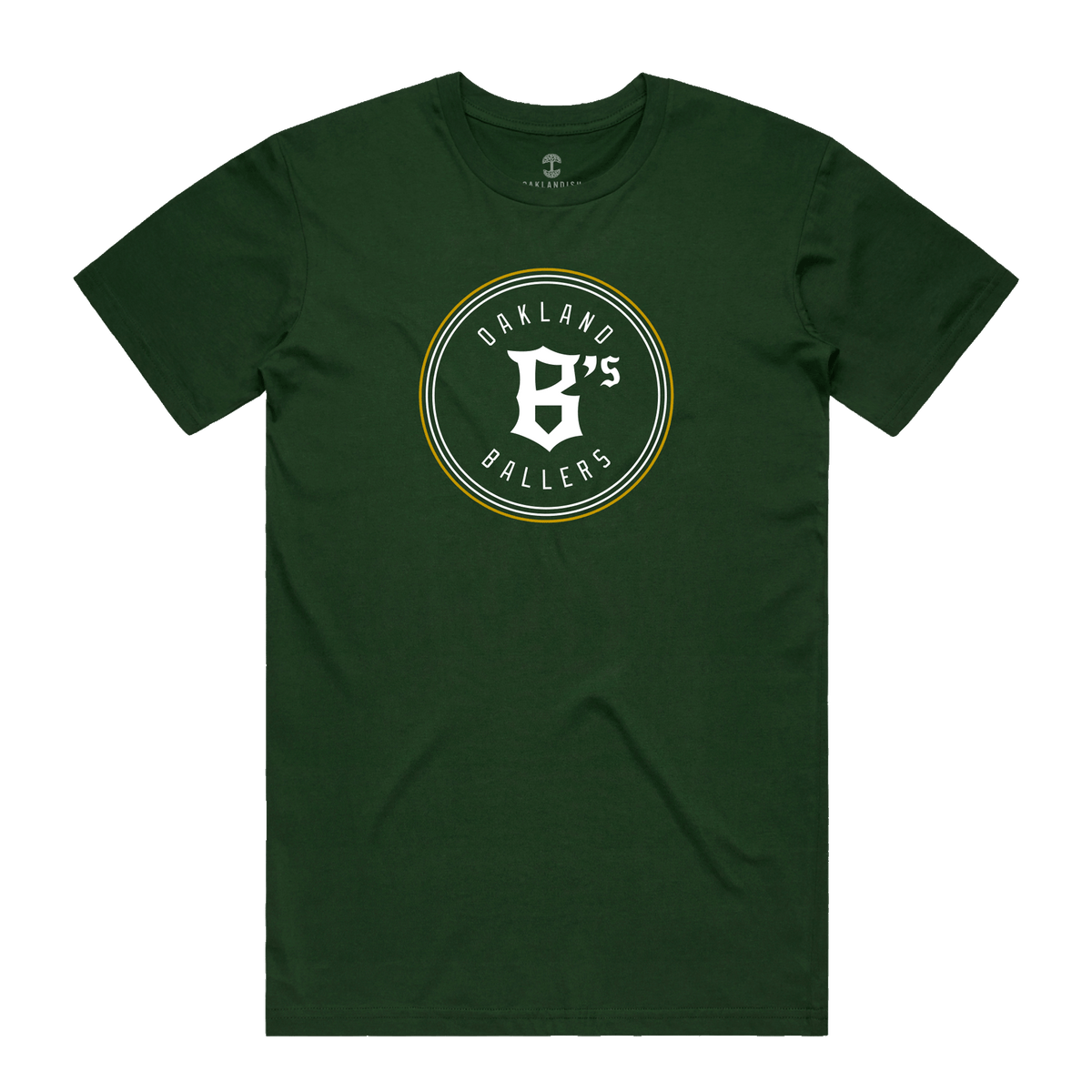 T-Shirt - Oakland Ballers Classic Logo, Forest Green