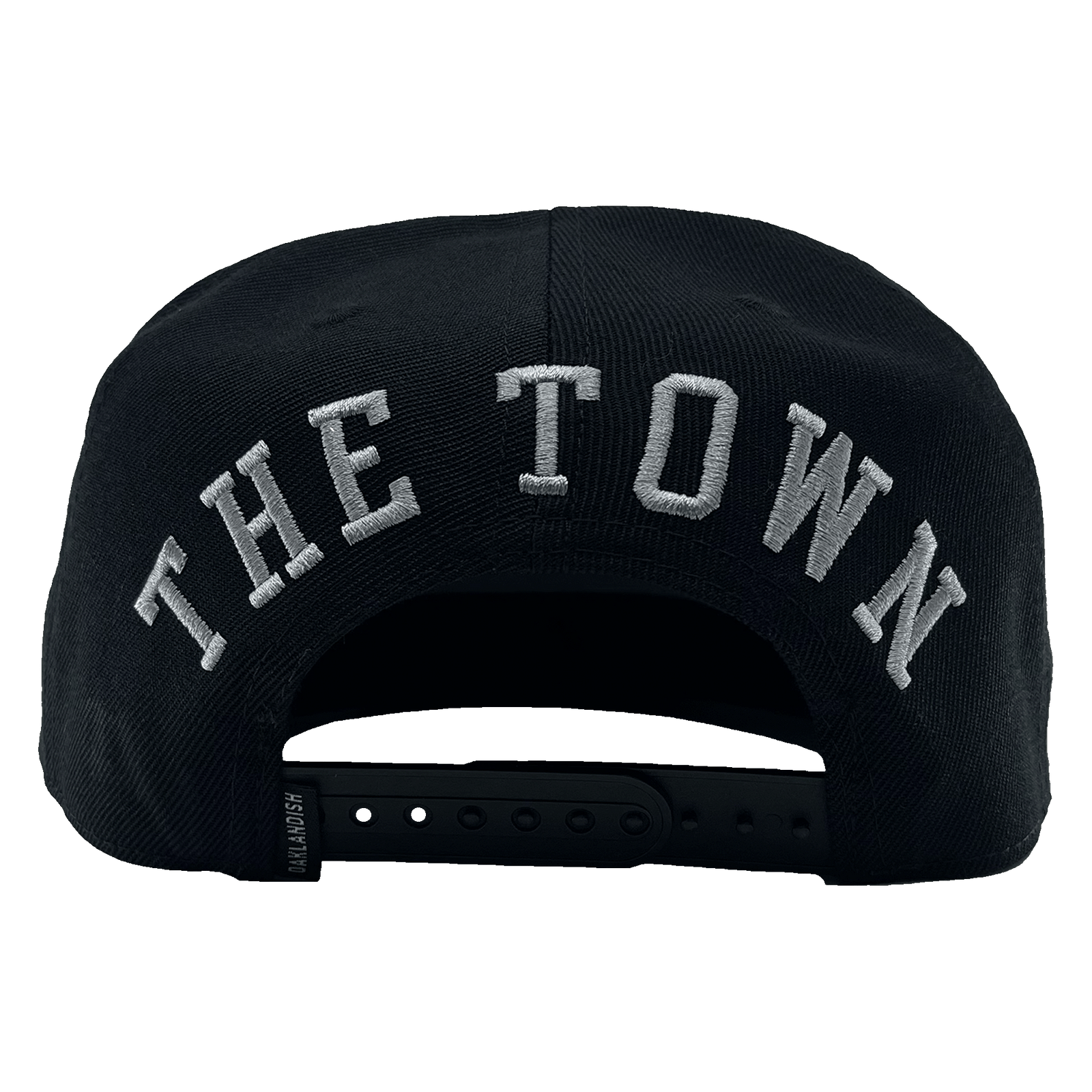 Hat - Grey Embroidered Oaklandish Logo and Wordmark, Black